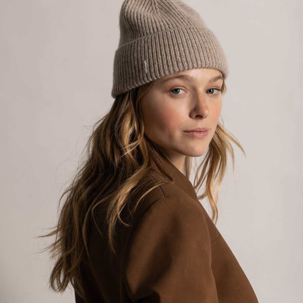 BEIGE BEANIE – Koon Cachemire