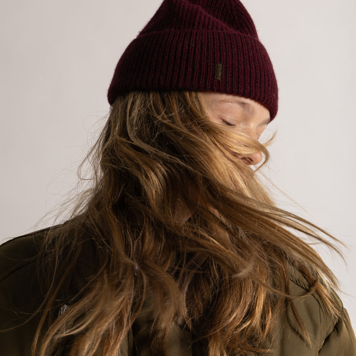 BURGUNDY BEANIE – Koon Cachemire